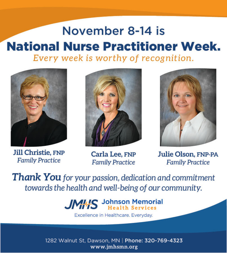 National Nurse Practitioner Week! - Johnson Memorial Health Services