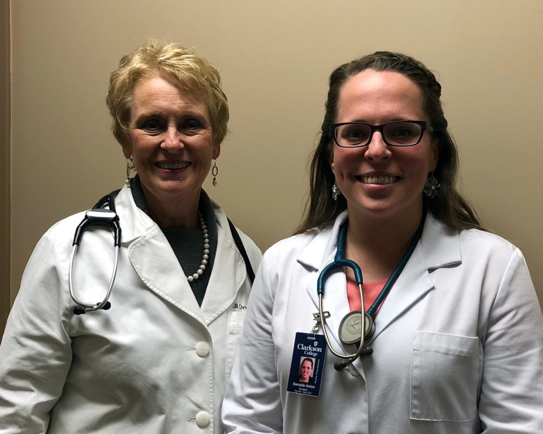 Jill Christie, FNP provides on the job training for future Nurse ...