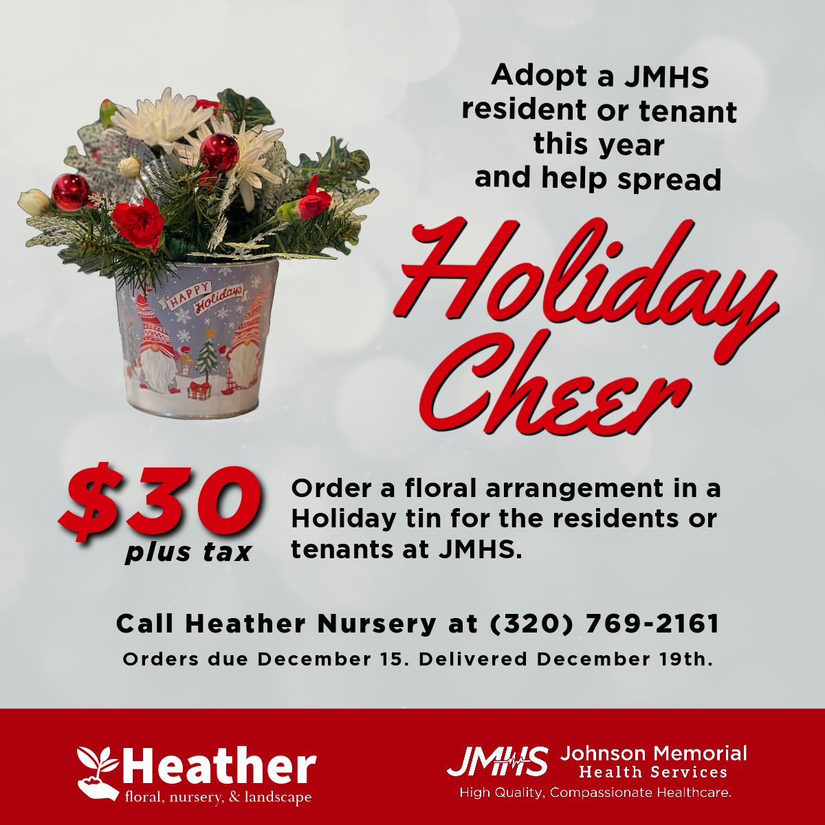 A “Friendly” reminder - Johnson Memorial Health Services