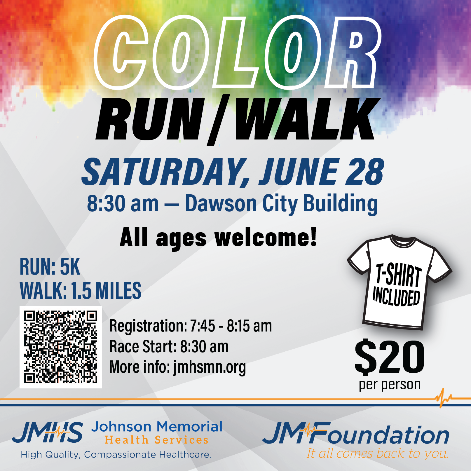 Color Run - Johnson Memorial Health Services